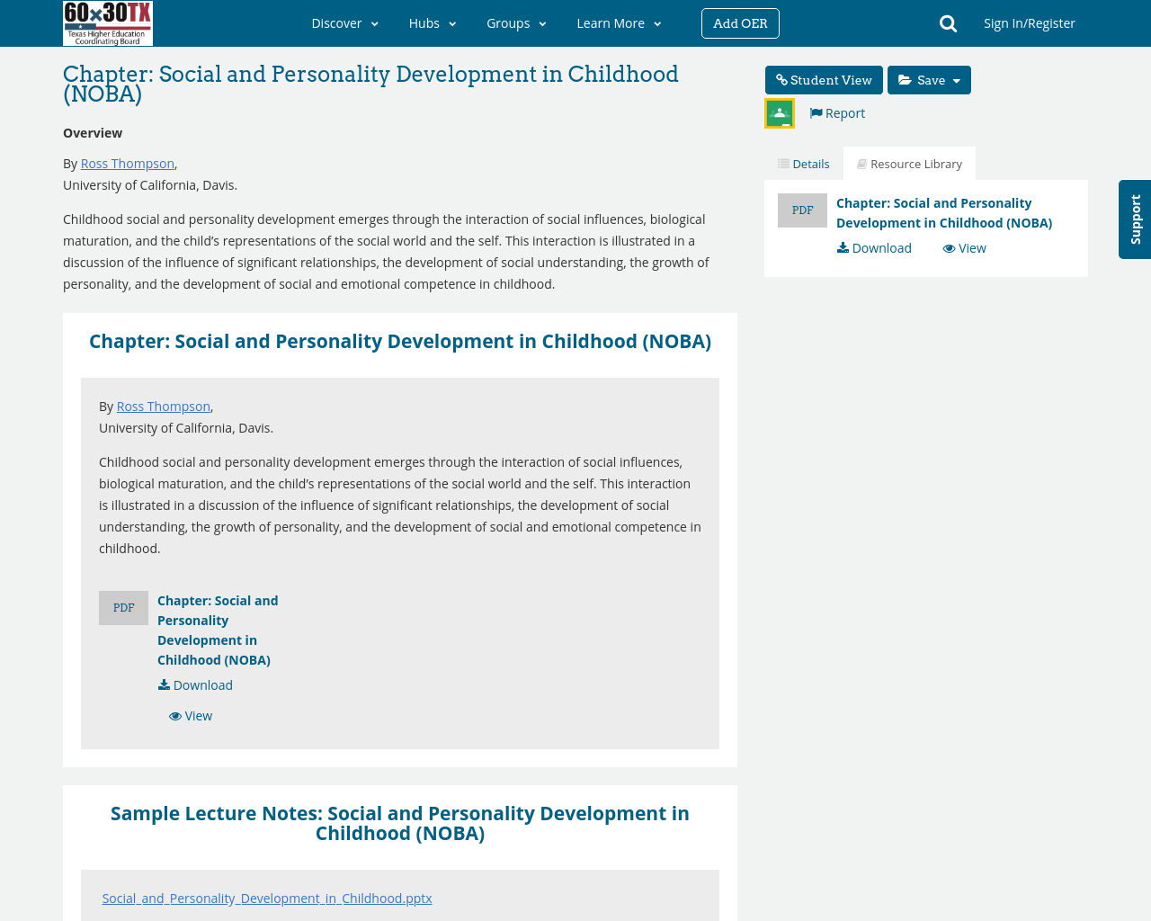 Chapter: Social and Personality Development in Childhood (NOBA) | OERTX