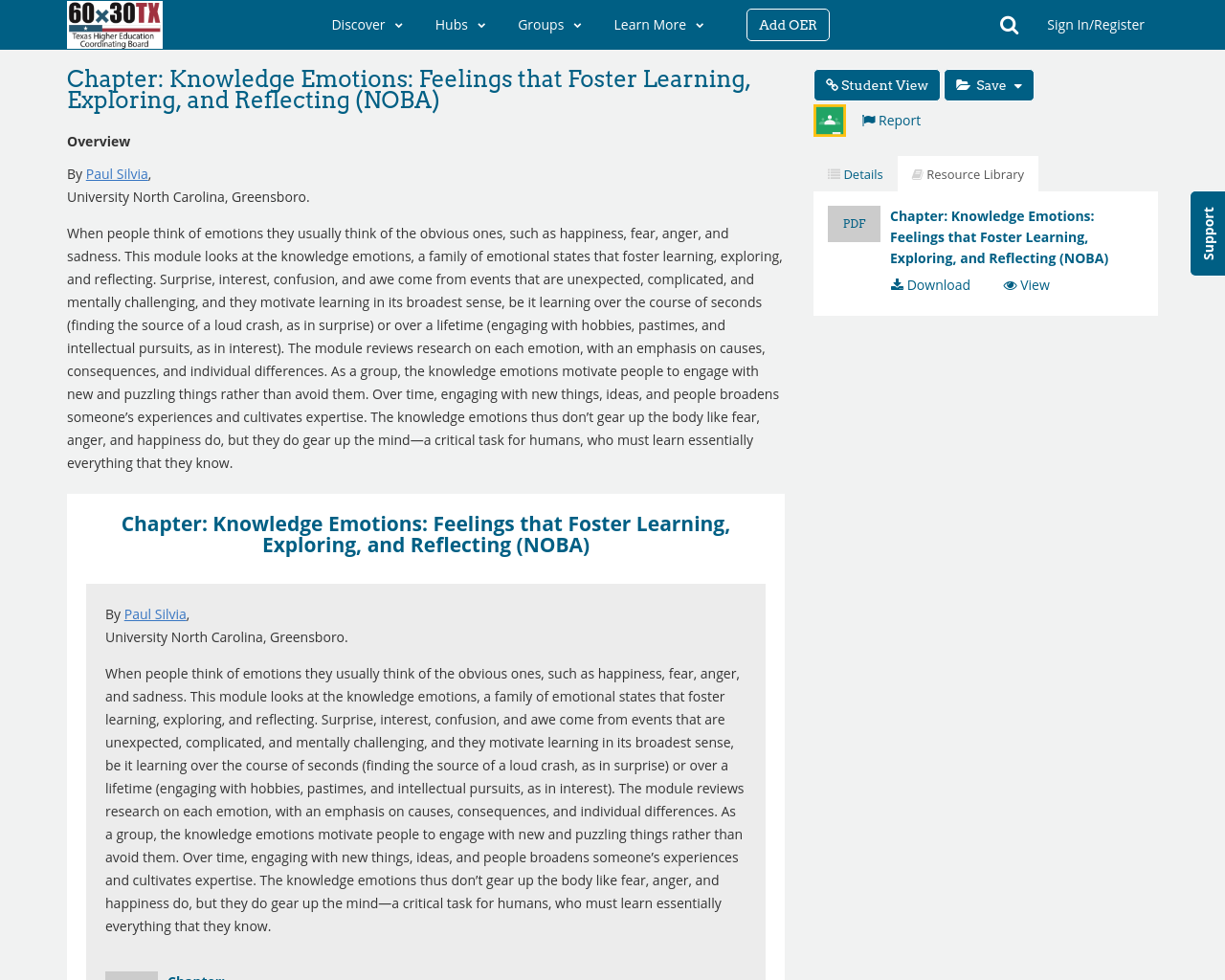 Chapter: Knowledge Emotions: Feelings that Foster Learning, Exploring ...