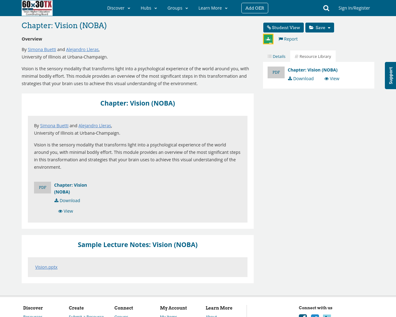 Chapter: Vision (NOBA) | OERTX