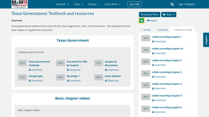 Texas Government Textbook and resources | OERTX